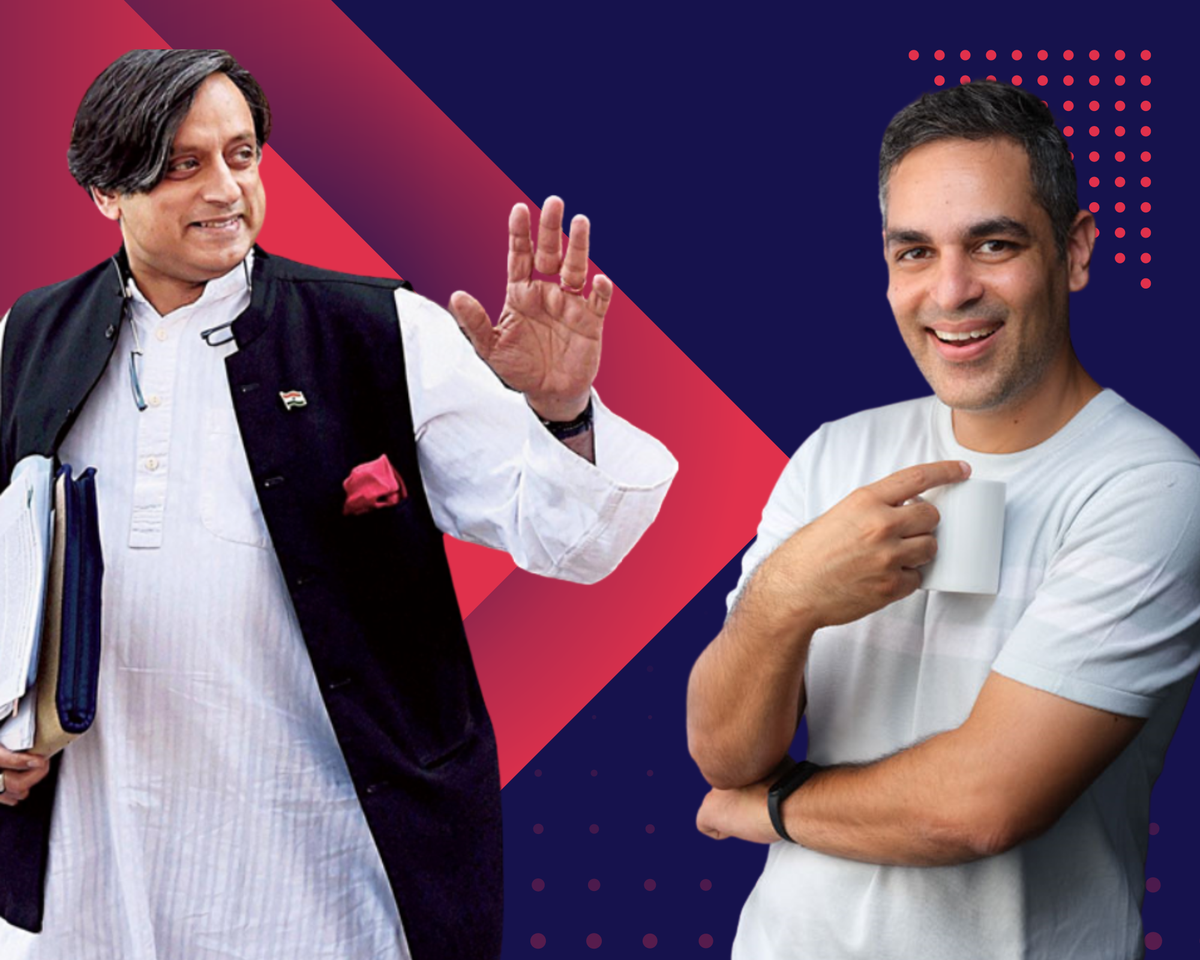 Shashi Tharoor and Ankur Warikoo discuss ‘prescriptions’, passion and ... Shashi Tharoor and Ankur Warikoo discuss ‘prescriptions’, passion and ...
